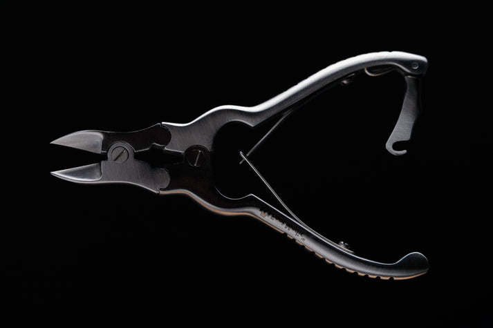 Double Action - cantilever Nipper - Straight Edge - dull finish – Foot Medic Instruments